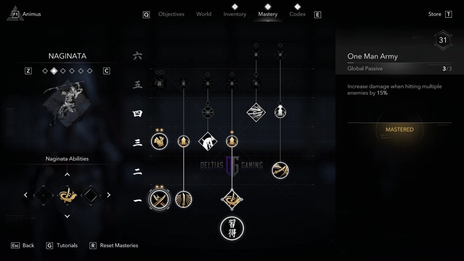 Assassin's Creed Shadows Yasuke Naginata Skill Tree Mastery Guide ...