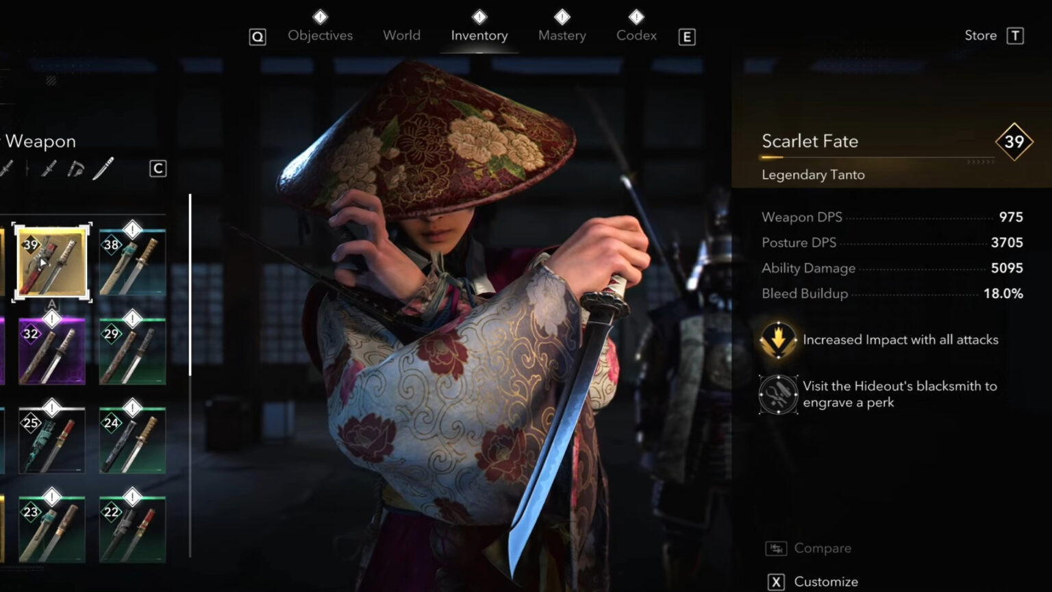How To Get Scarlet Fate Tanto in Assassin’s Creed Shadows - Deltia's Gaming