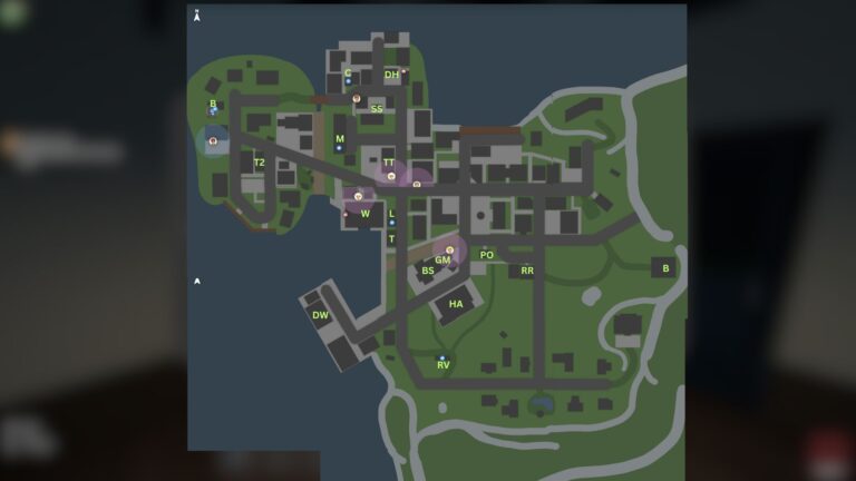 Schedule 1: Map and Key Points - Deltia's Gaming