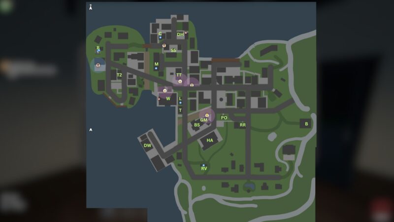 Schedule 1: Map and Key Points - Deltia's Gaming