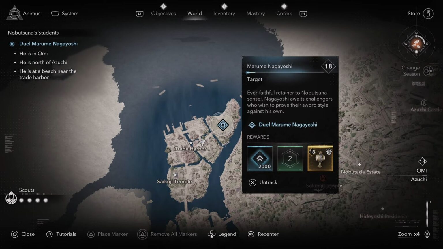 How To Beat Marume Nagayoshi (Nobutsuna's Students) in Assassin's Creed Shadows? - Deltia's Gaming