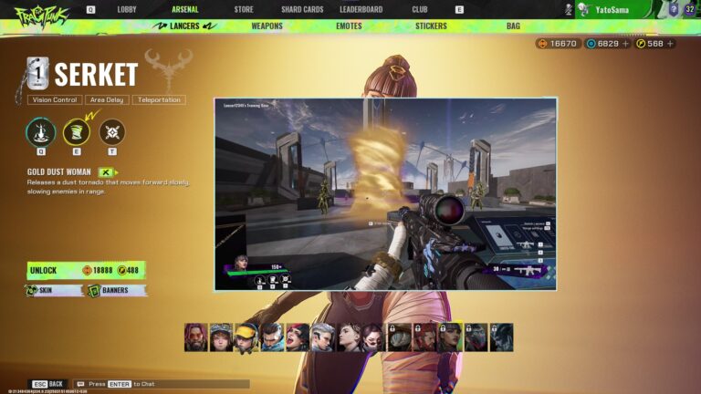 FragPunk Serket Guide: All Abilities and Playstyle Explained - Deltia's ...