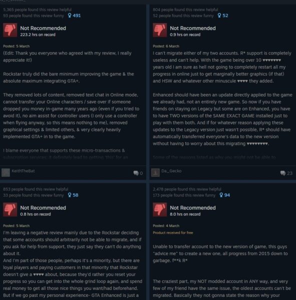 Why Does GTA 5 Enhanced Have Mixed Steam Rating? - Deltia's Gaming