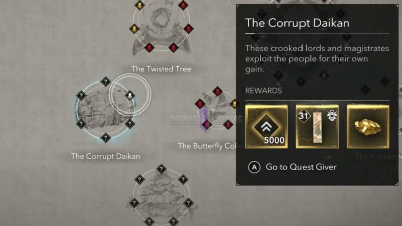 Assassin's Creed Shadows: The Corrupt Daikan Target Guide - Identity ...