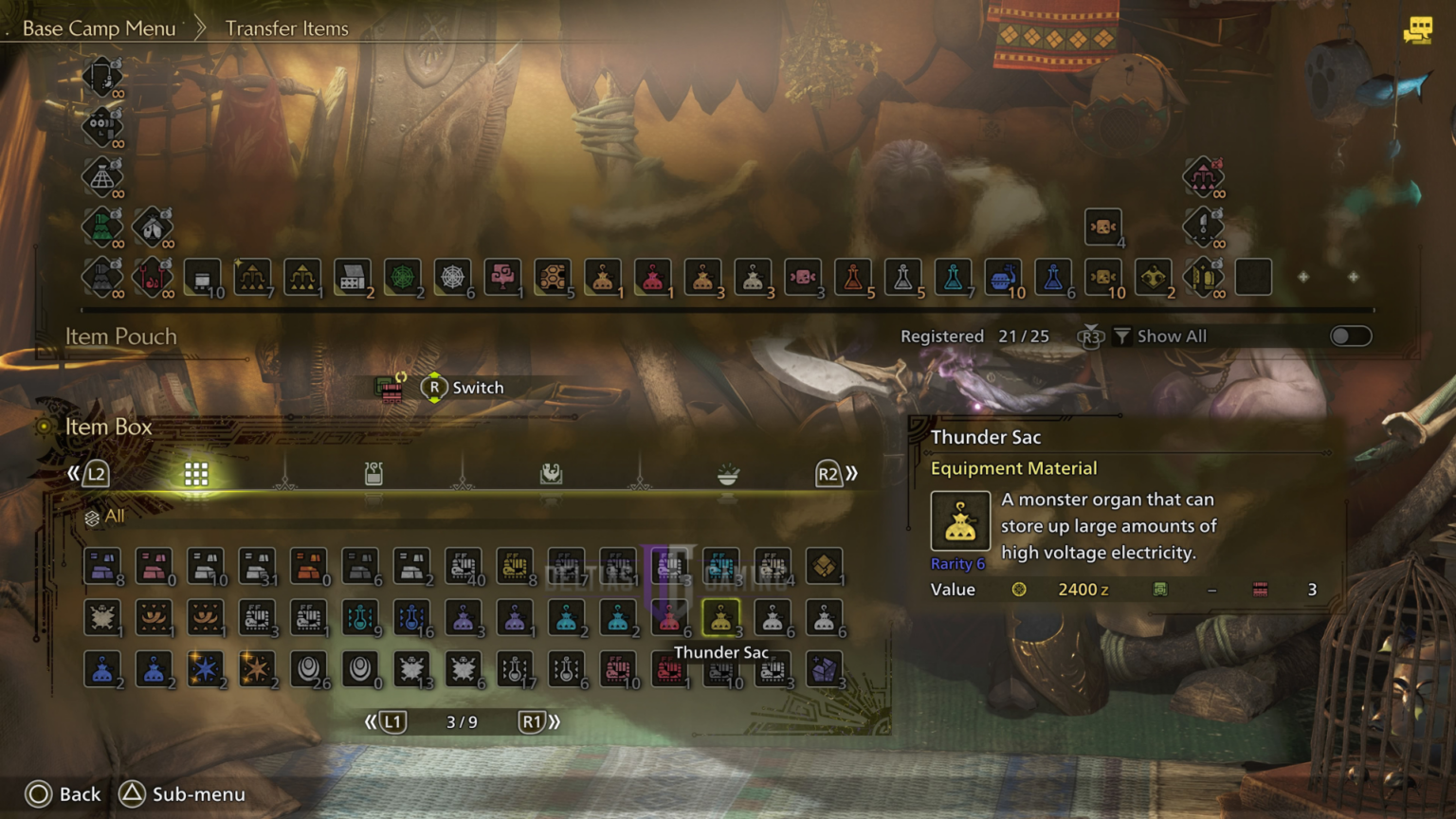 Monster Hunter Wilds: How To Get Thunder Sac - Deltia's Gaming