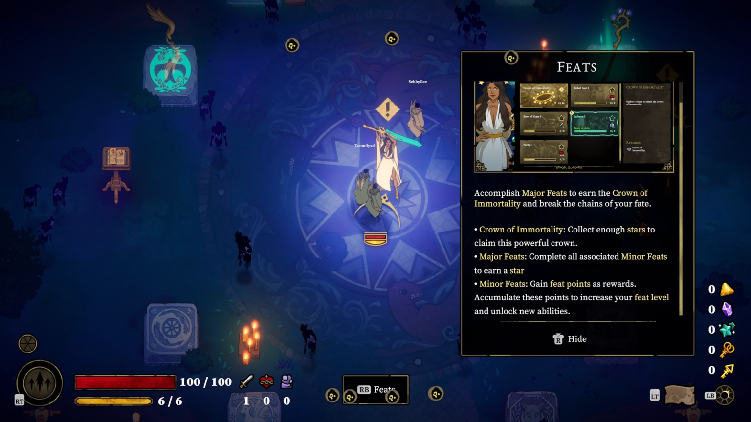 33 Immortals: How to increase Feat Level - Deltia's Gaming