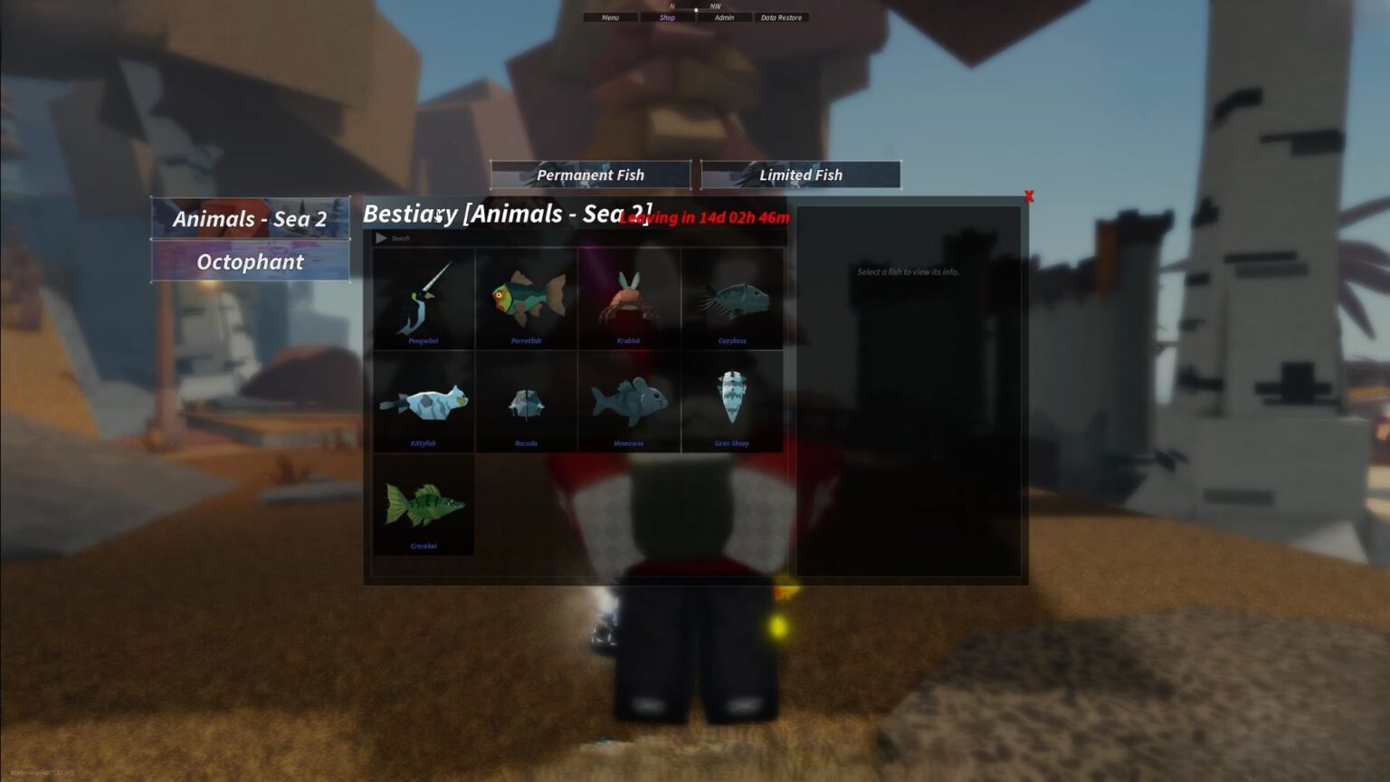 Fisch Roblox Guide: How To Complete SEA 2 Animals Bestiary - Deltia's Gaming