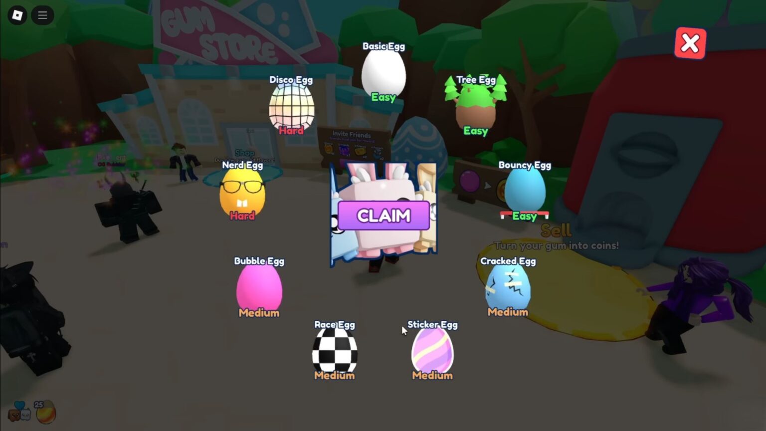 Bubble Gum Simulator Infinity Roblox Egg Hunt: All Egg Locations ...