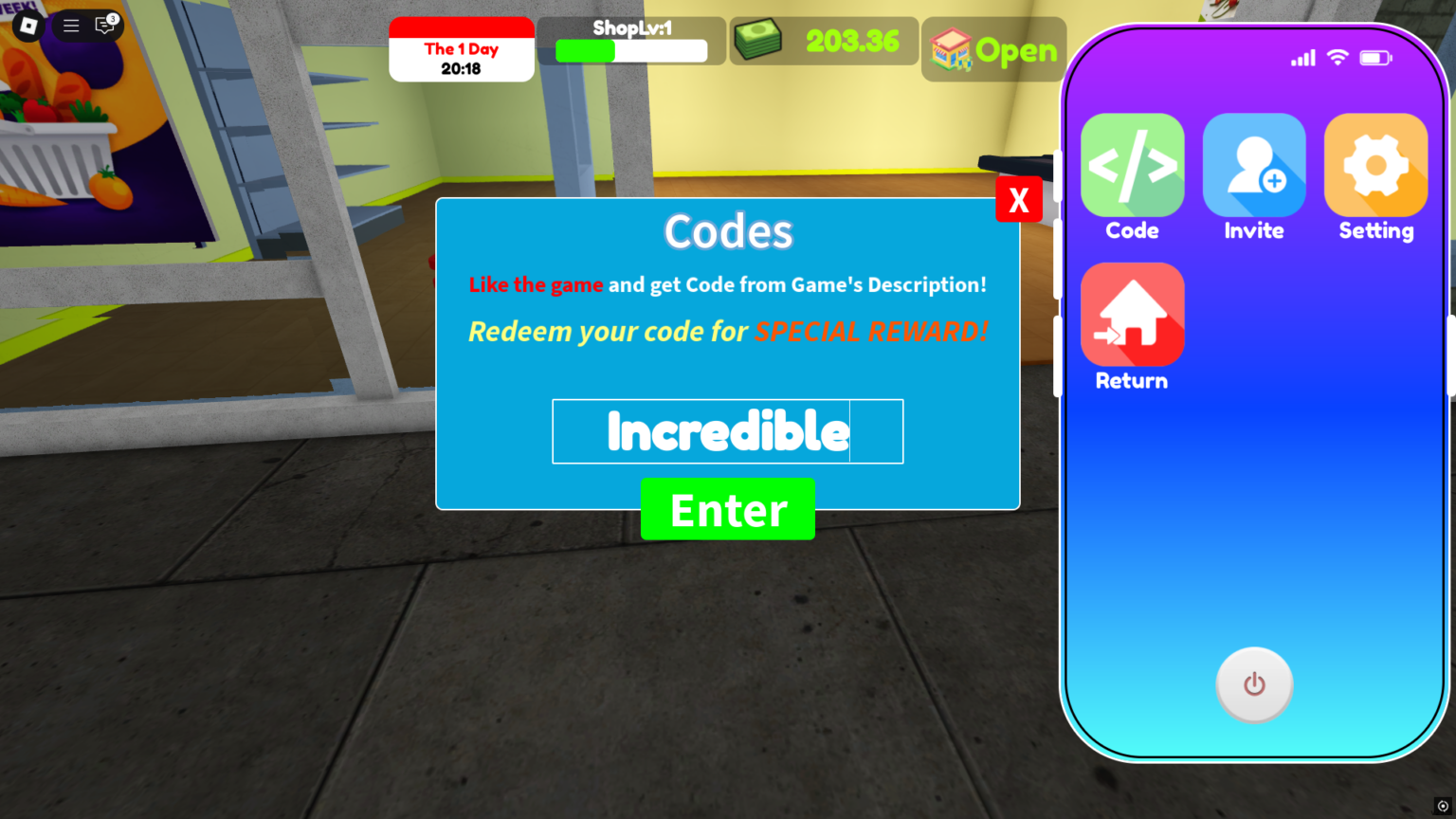 Supermarket Simulator Codes (March 2026) - Deltia's Gaming