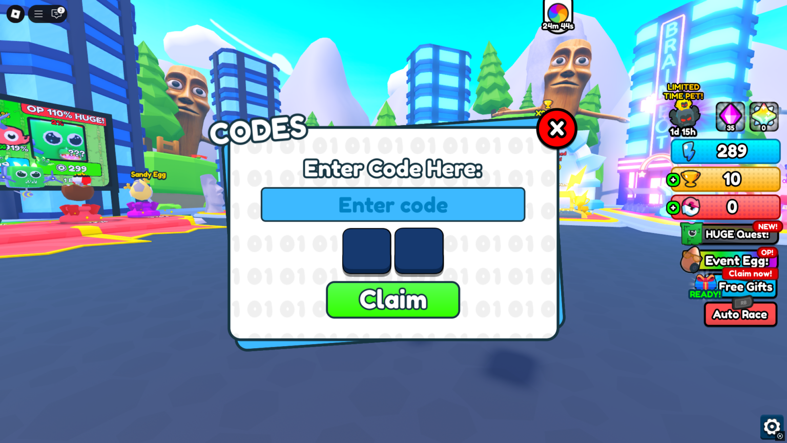 Brainrot Training Codes (May 2025) - Deltia's Gaming