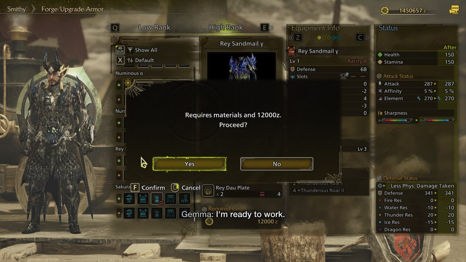 Monster Hunter Wilds: How To Get Rey Dau γ Armor Set - Deltia's Gaming