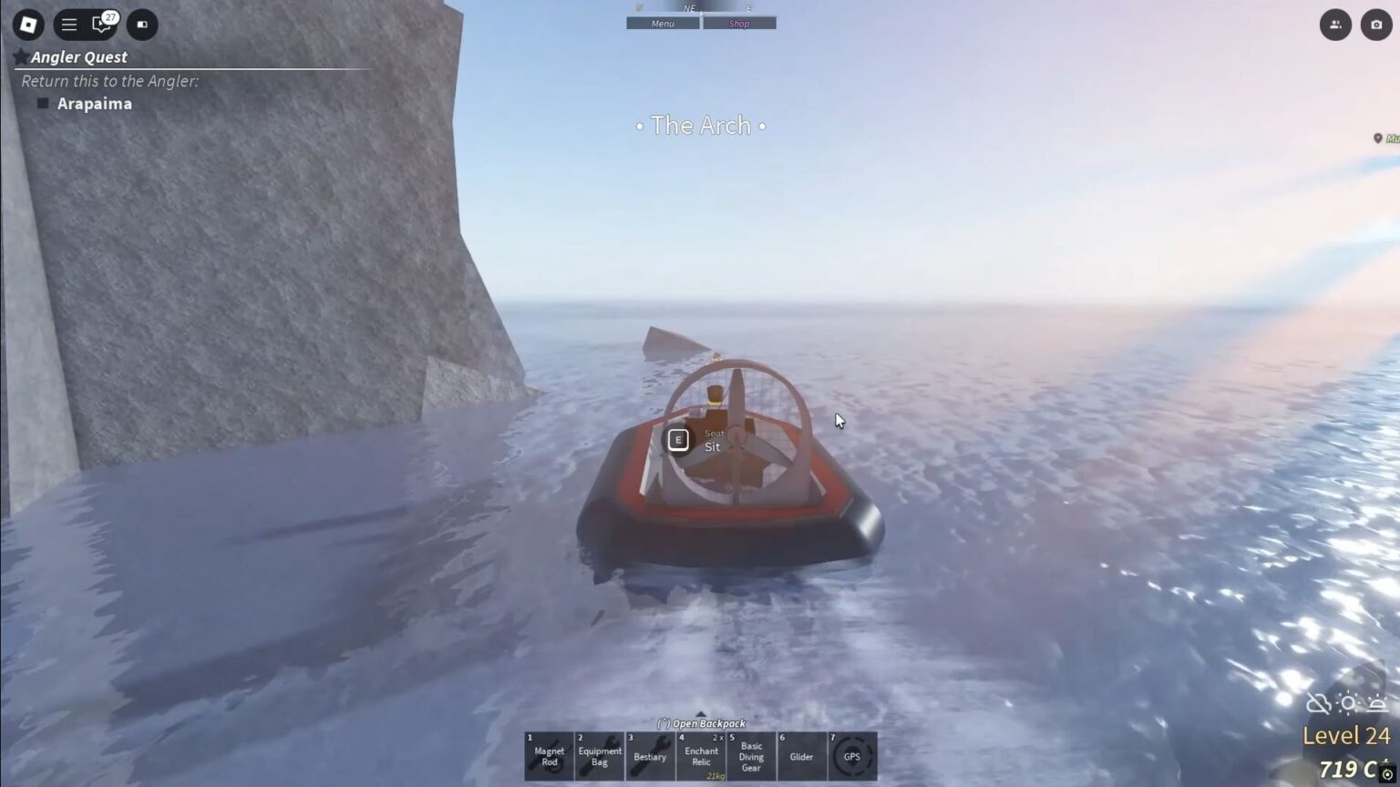 Fisch Roblox Guide: How To Find the Arch - Deltia's Gaming