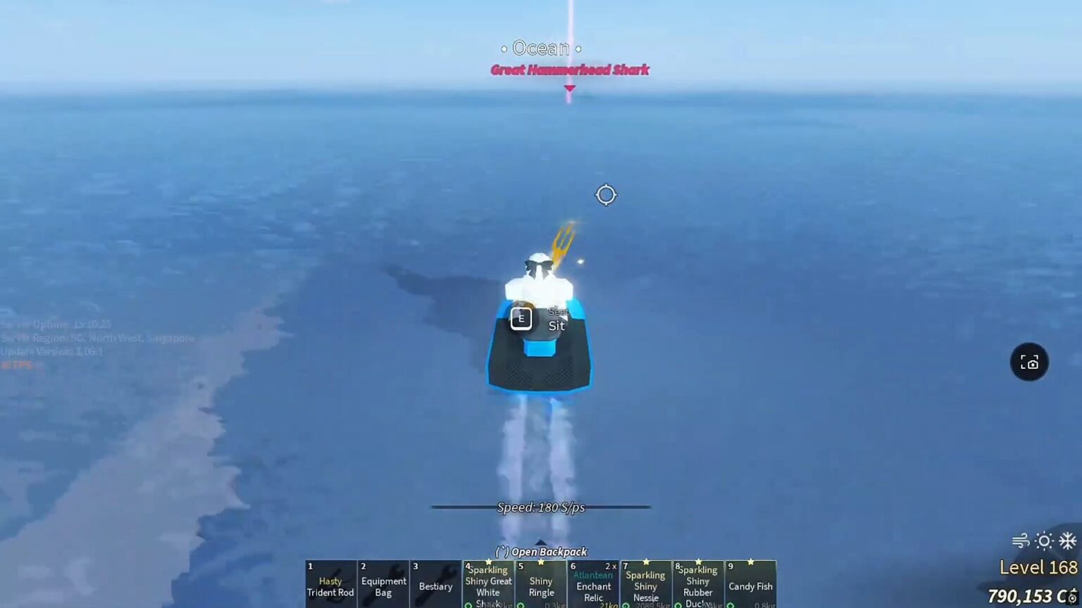 Fisch Roblox Guide: How To Catch Great Hammerhead Shark - Deltia's Gaming