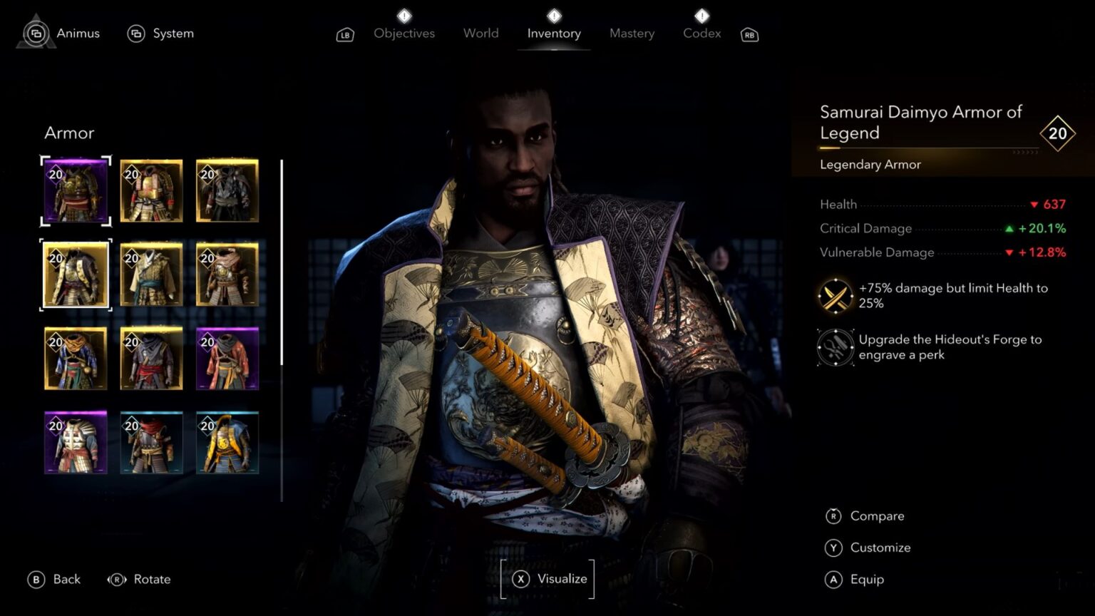 How To Get Samurai Daimyo Armor of Legend in Assassin’s Creed Shadows