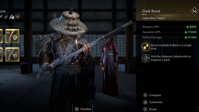 How To Get Dark Burst Teppo in Assassin’s Creed Shadows