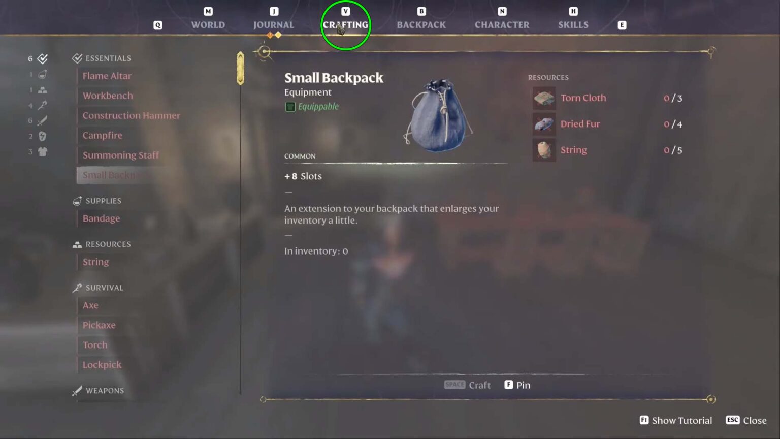 How to Get Backpack Upgrades in Enshrouded - Deltia's Gaming