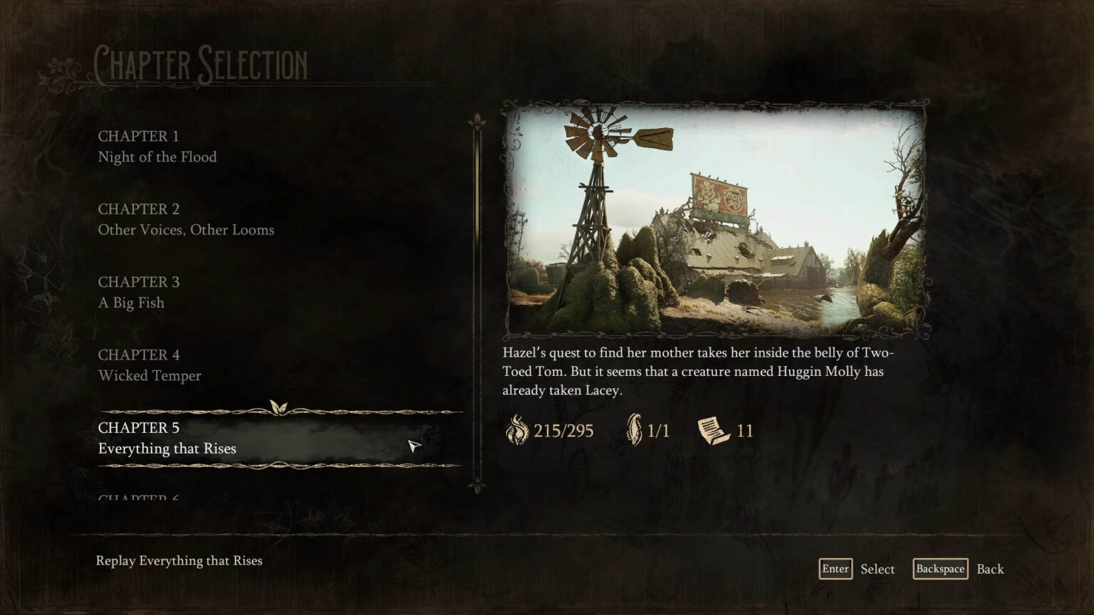 Replay Chapters in South of Midnight - Deltia's Gaming