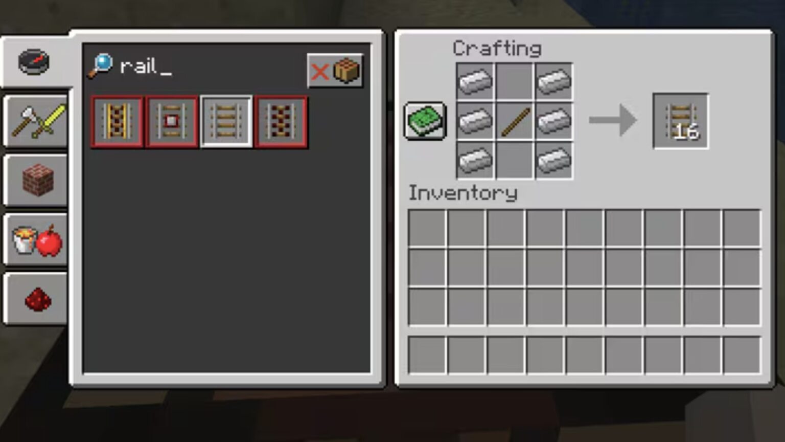 How To Make Rails in Minecraft - Deltia's Gaming