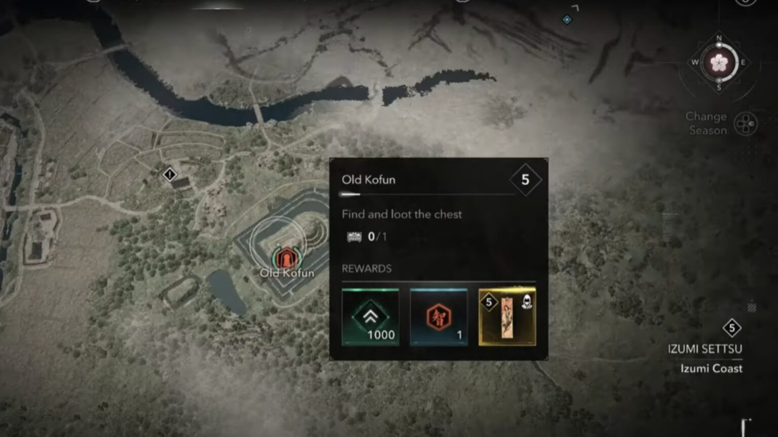 Where To Find Old Kofun in Assassin's Creed Shadows - Deltia's Gaming