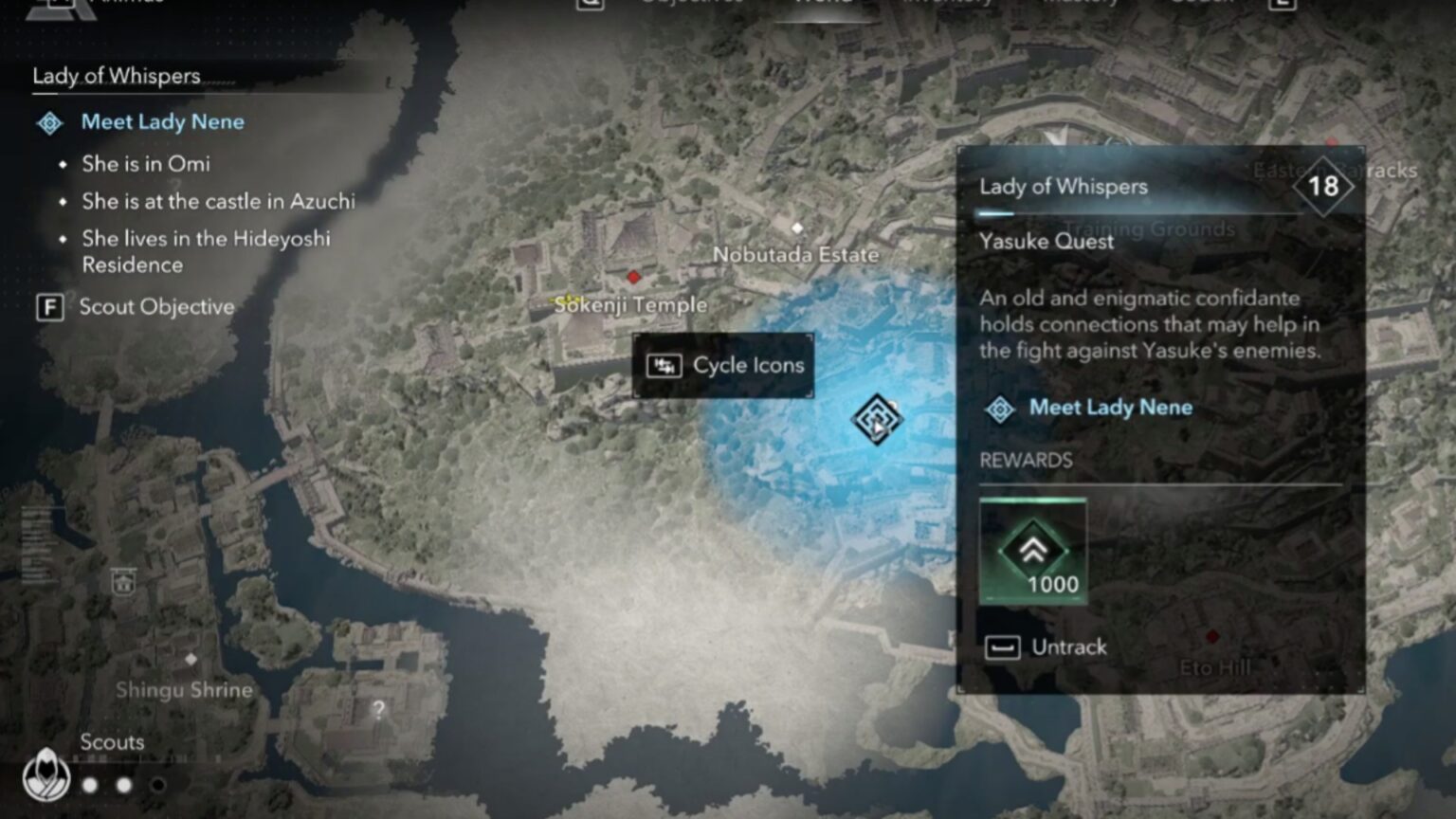 Assassin's Creed Shadows: Lady of Whispers Quest Walkthrough - Deltia's ...