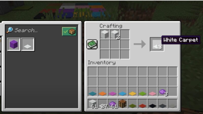 How to Craft a Carpet in Minecraft - Deltia's Gaming
