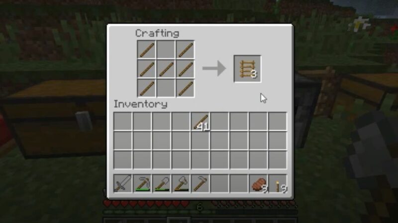 How To Make a Ladder in Minecraft - Deltia's Gaming