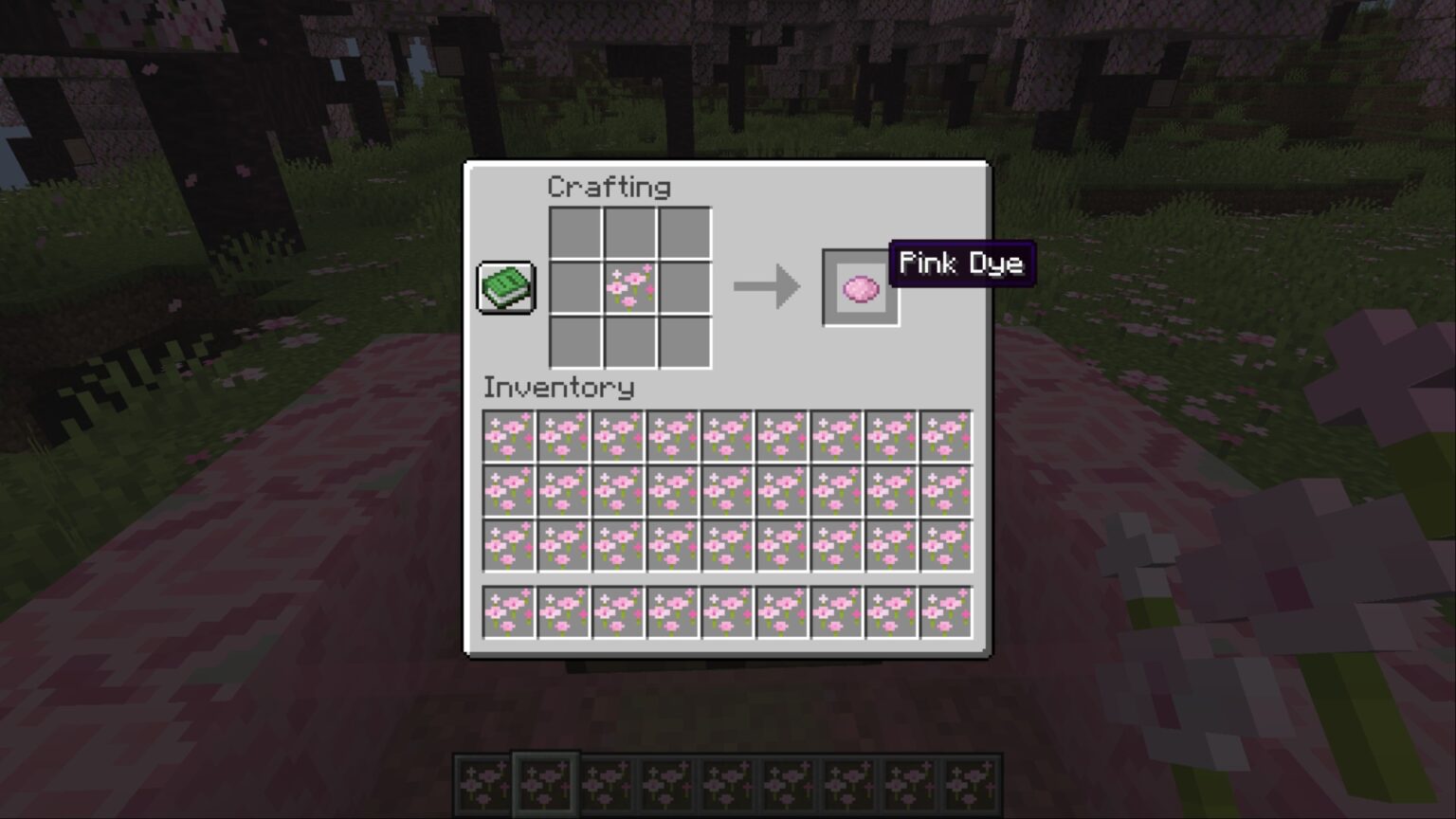 How To Make Pink Dye in Minecraft - Deltia's Gaming