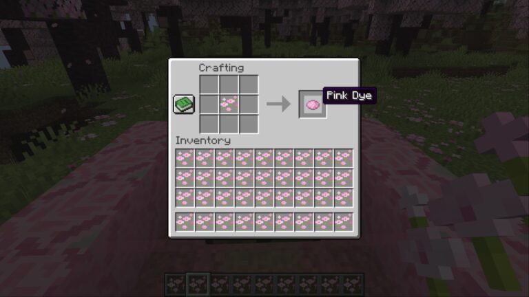 How To Make Pink Dye in Minecraft - Deltia's Gaming