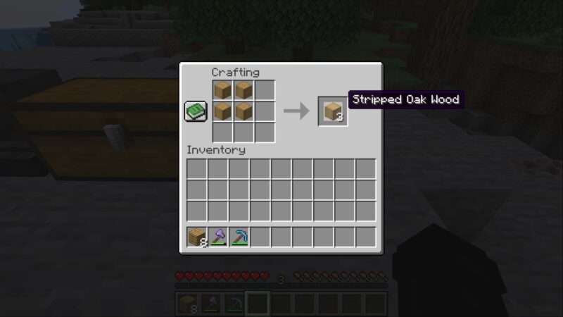 How to Make Stripped Wood in Minecraft - Deltia's Gaming