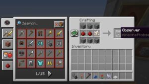 How To Make an Observer in Minecraft - Deltia's Gaming