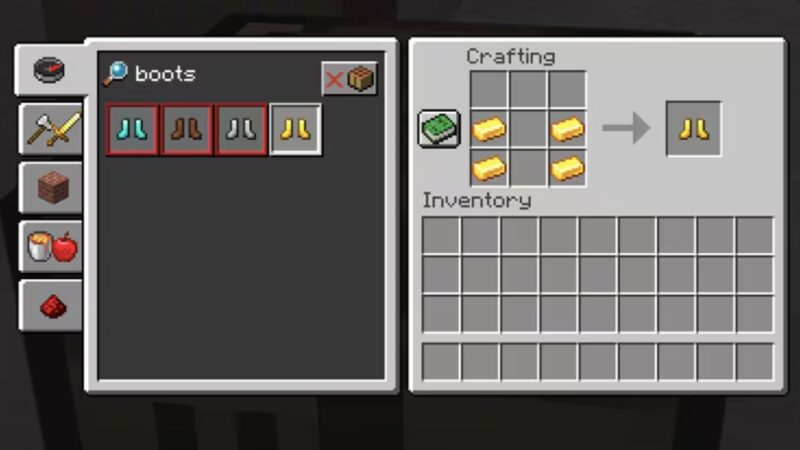 How To Make Boots in Minecraft - Deltia's Gaming