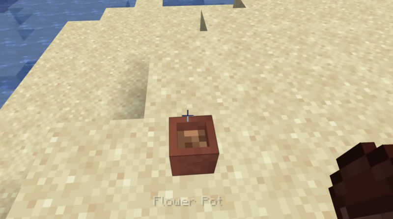 How To Craft a Flower Pot in Minecraft - Deltia's Gaming