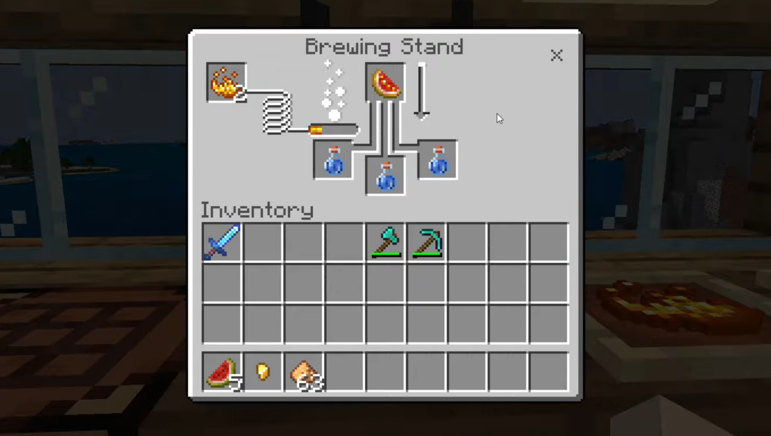 How To Make a Potion of Healing in Minecraft - Deltia's Gaming