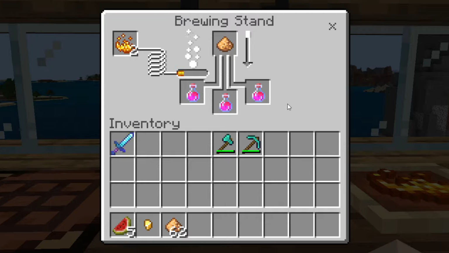 How To Make a Potion of Healing in Minecraft - Deltia's Gaming