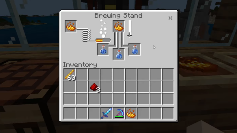 How To Craft and Use the Potion of Strength in Minecraft - Deltia's Gaming