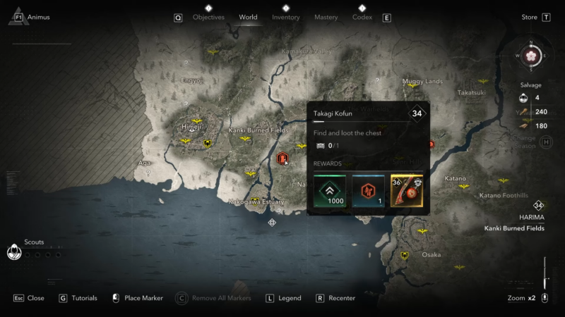 Where To Find Tagaki Kofun in Assassin’s Creed Shadows - Deltia's Gaming