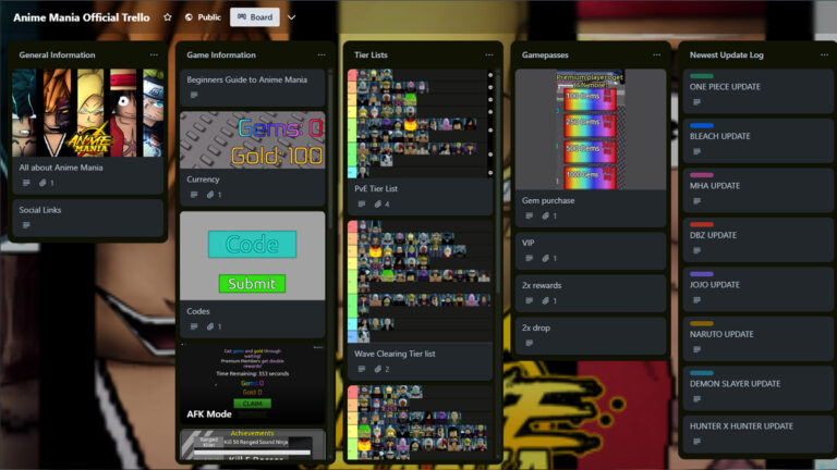 How To Join Anime Mania Official Trello and Discord - Deltia's Gaming