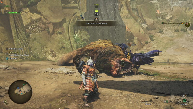 Monster Hunter Wilds Doshaguma of the Hollow Arena Quest Guide - Deltia ...