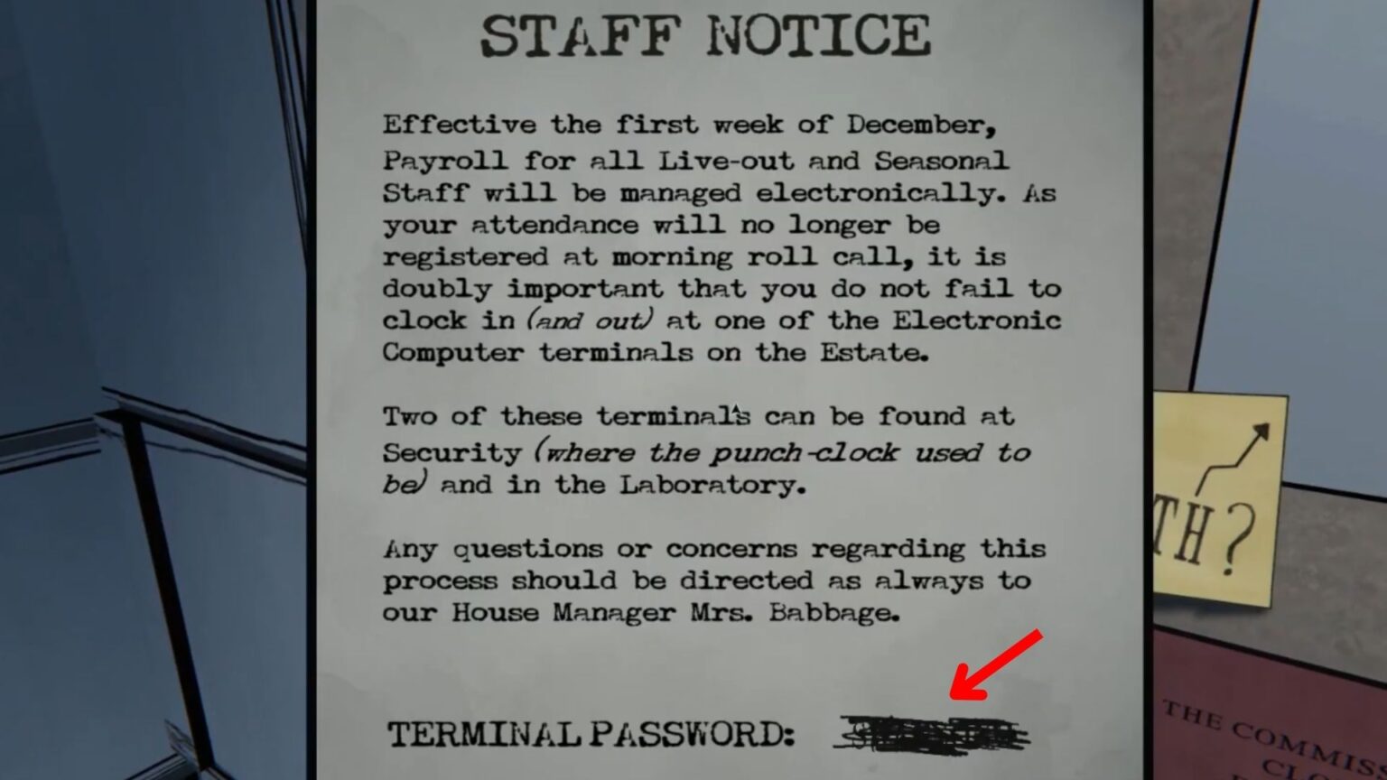 Blue Prince: How To Find Terminal Password - Deltia's Gaming