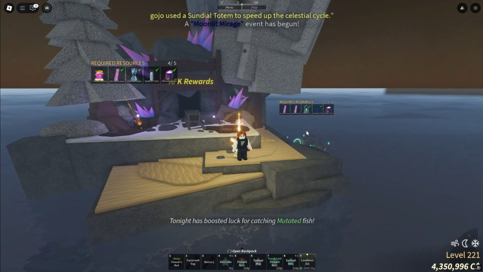 Complete Guide to AFK Mining in Fisch Roblox - Deltia's Gaming