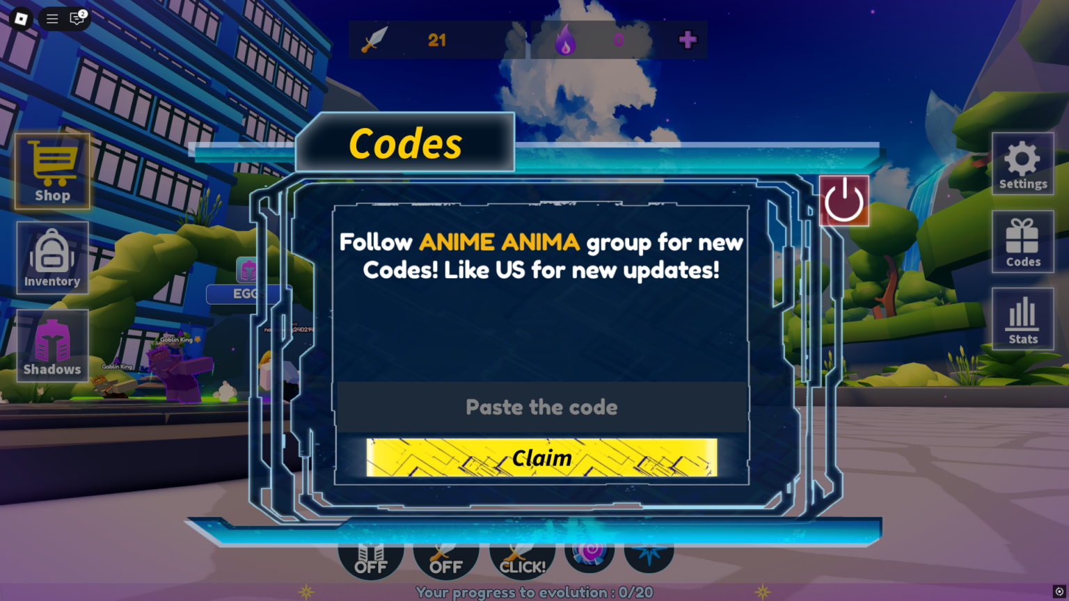 Anime Evolution Codes (March 2026) - Deltia's Gaming