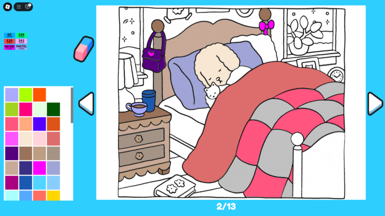 How To Play Bobbie Goods Coloring Game - Deltia's Gaming