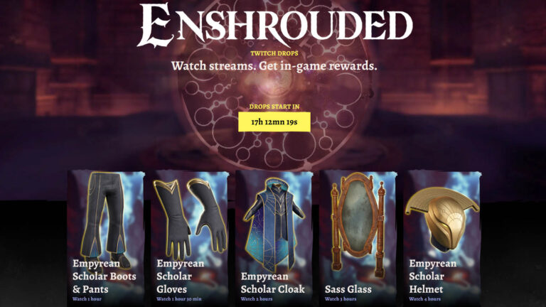 Enshrouded Twitch Drops for Thralls of Twilight Update 6 - Deltia's Gaming