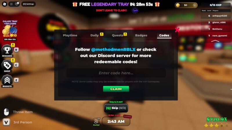 Burger Game Codes - Deltia's Gaming