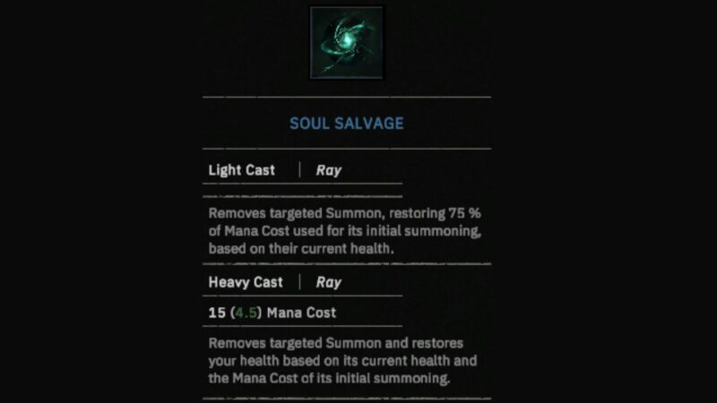 Tainted Grail The Fall of Avalon: How To Get Soul Salvage Spell