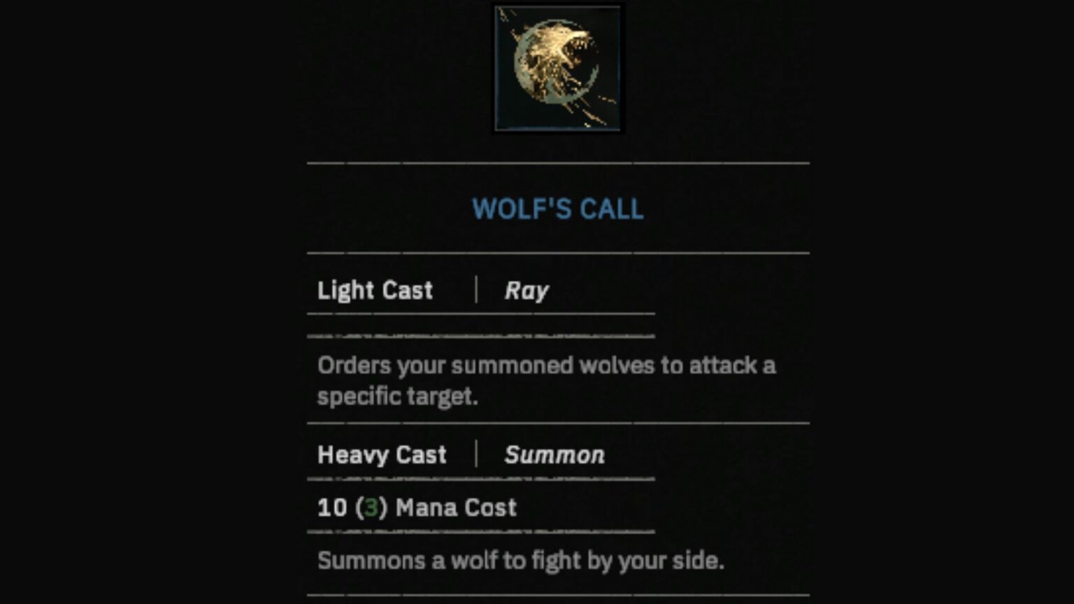 Tainted Grail The Fall of Avalon: How to Get Wolf's Call Spell