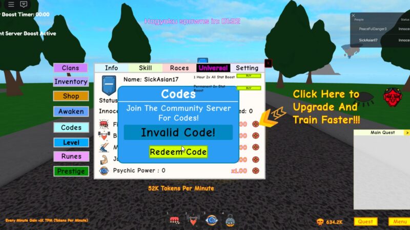 Roblox Spts: Return of the Reaper Codes (May 2025)