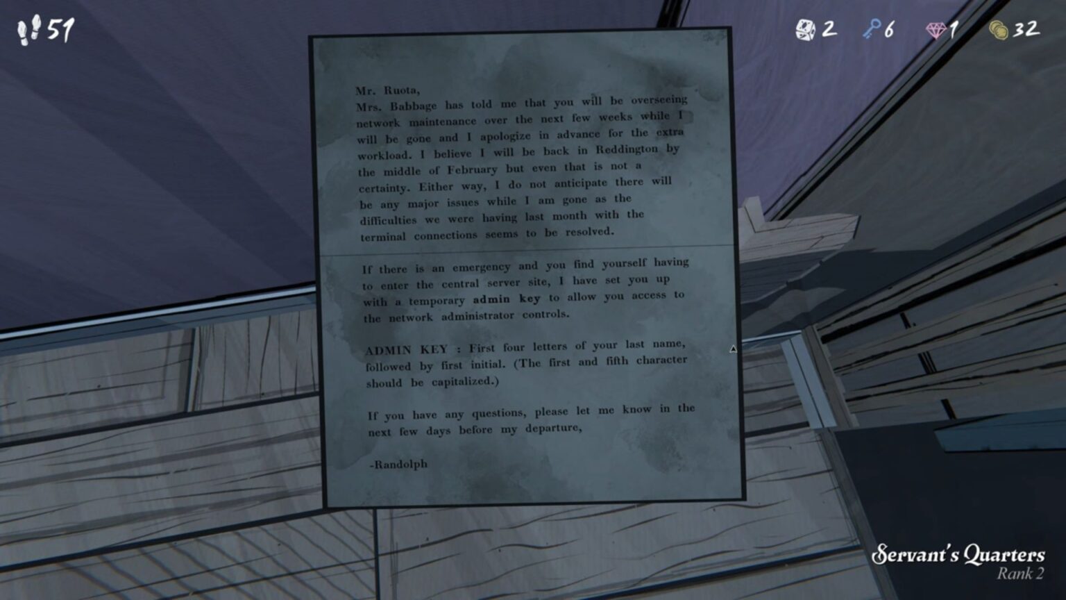 Blue Prince: How To Find Blackbridge Grotto Admin Key Passwords