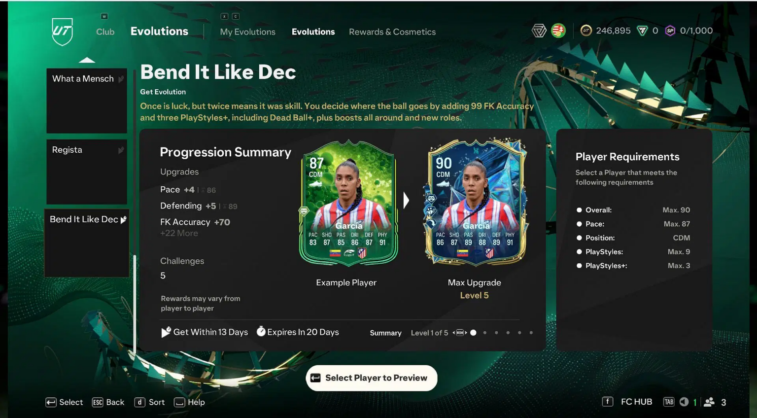 Bend It Like Dec Evolution Guide for EAFC 25