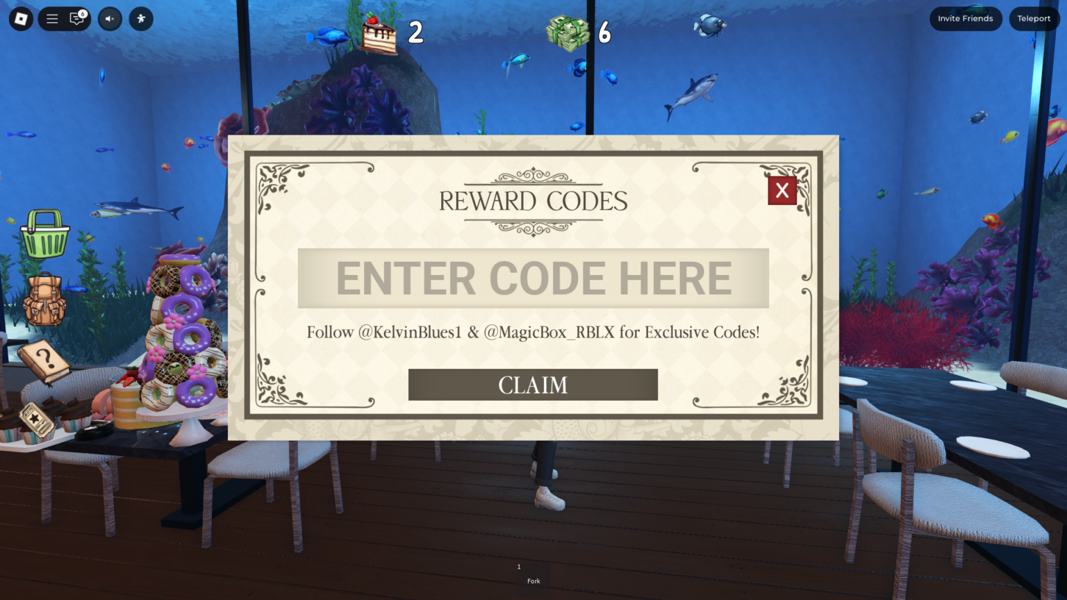 Tea Time Dessert Buffet Codes - Deltia's Gaming